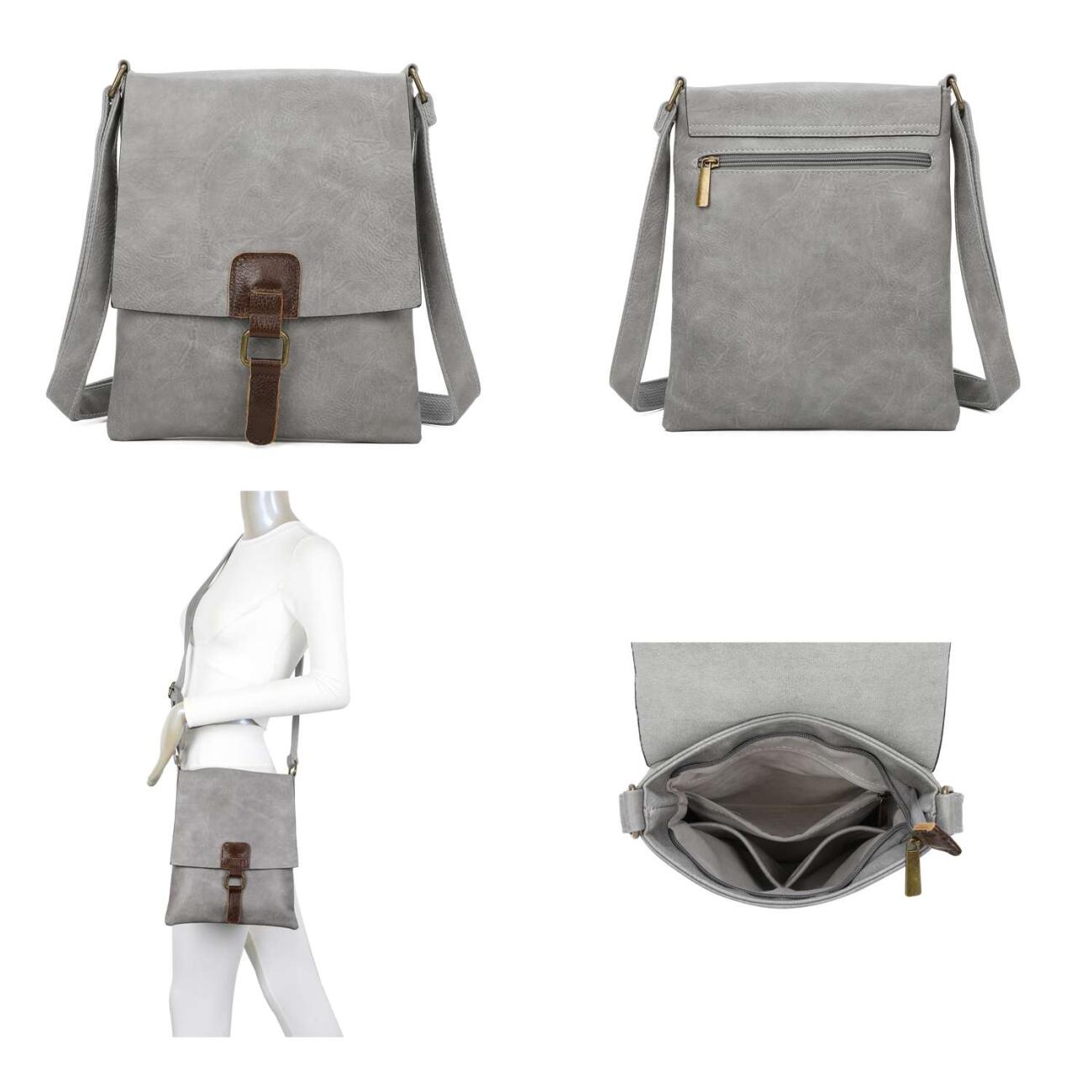 OBC Damen Tasche CrossOver Messenger Crossbody Schultertasche Umhänget