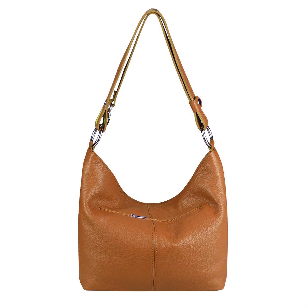 Italy Damen Leder Tasche Shopper Hobo-Bags Schultertasche Umhängetasch