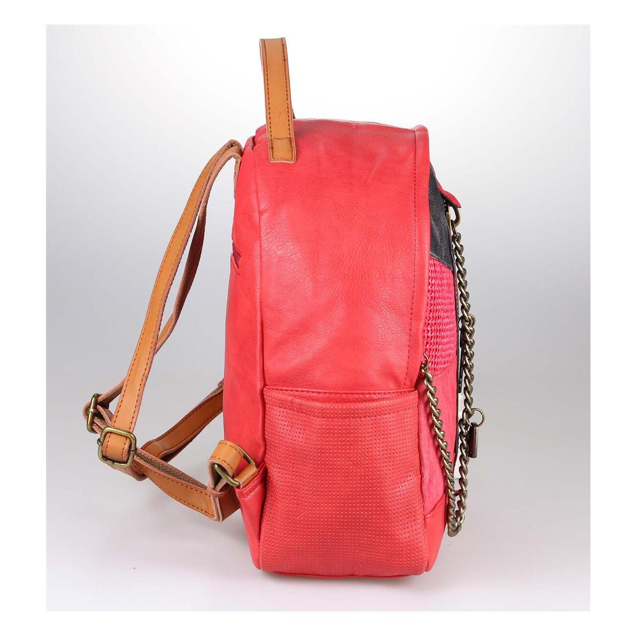 DAMEN RUCKSACK TASCHE Cityrucksack Stadtrucksack Metallic Backpack Sch ...